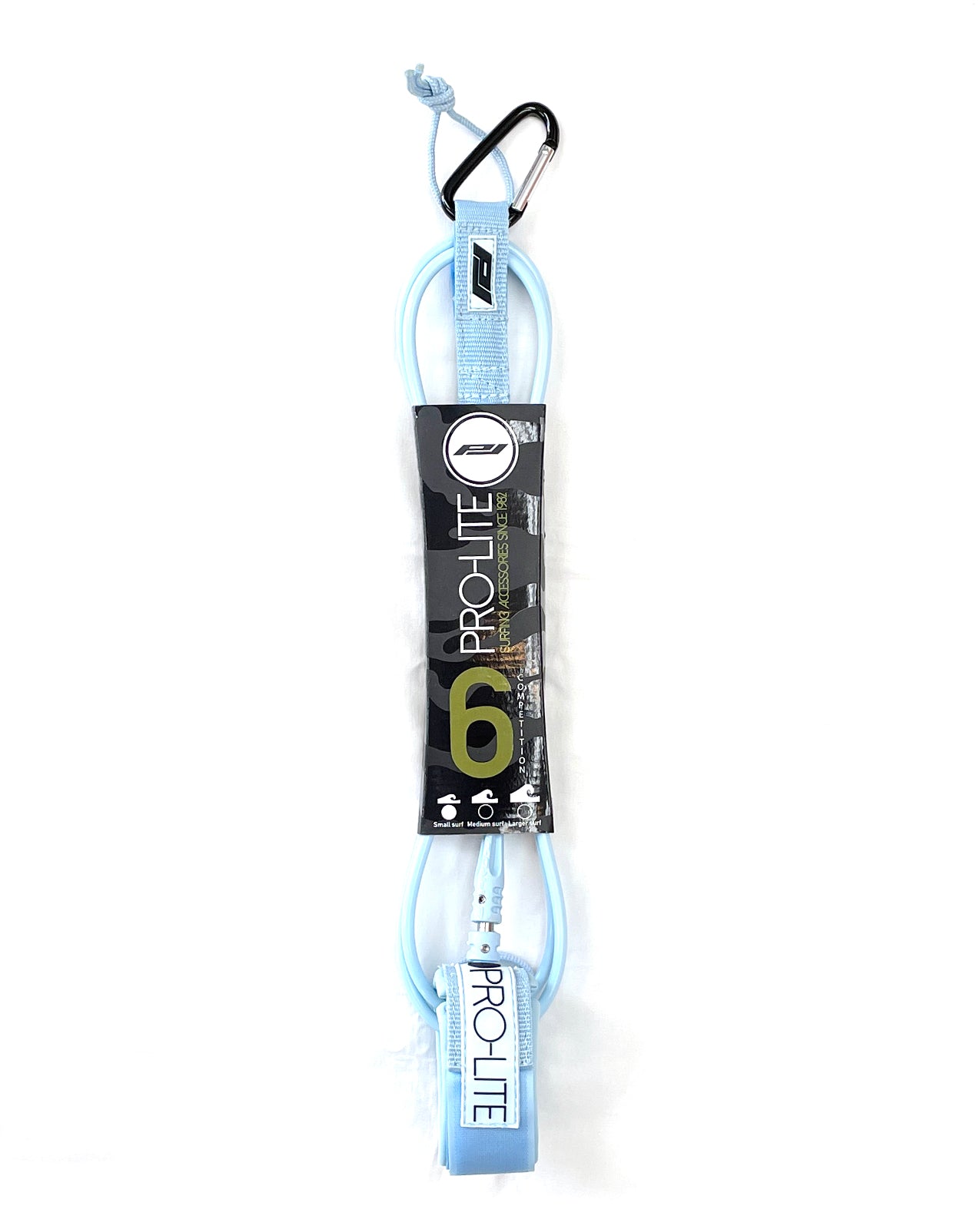 PRO LITE COMP 6'0" LEASH - LIGHT BLUE