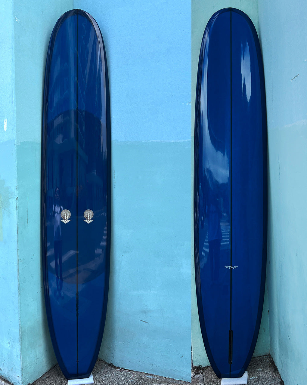 DAVID EDWARDS - 9'9" X 23 1/4 X 3 1/16, POLISH NAVY