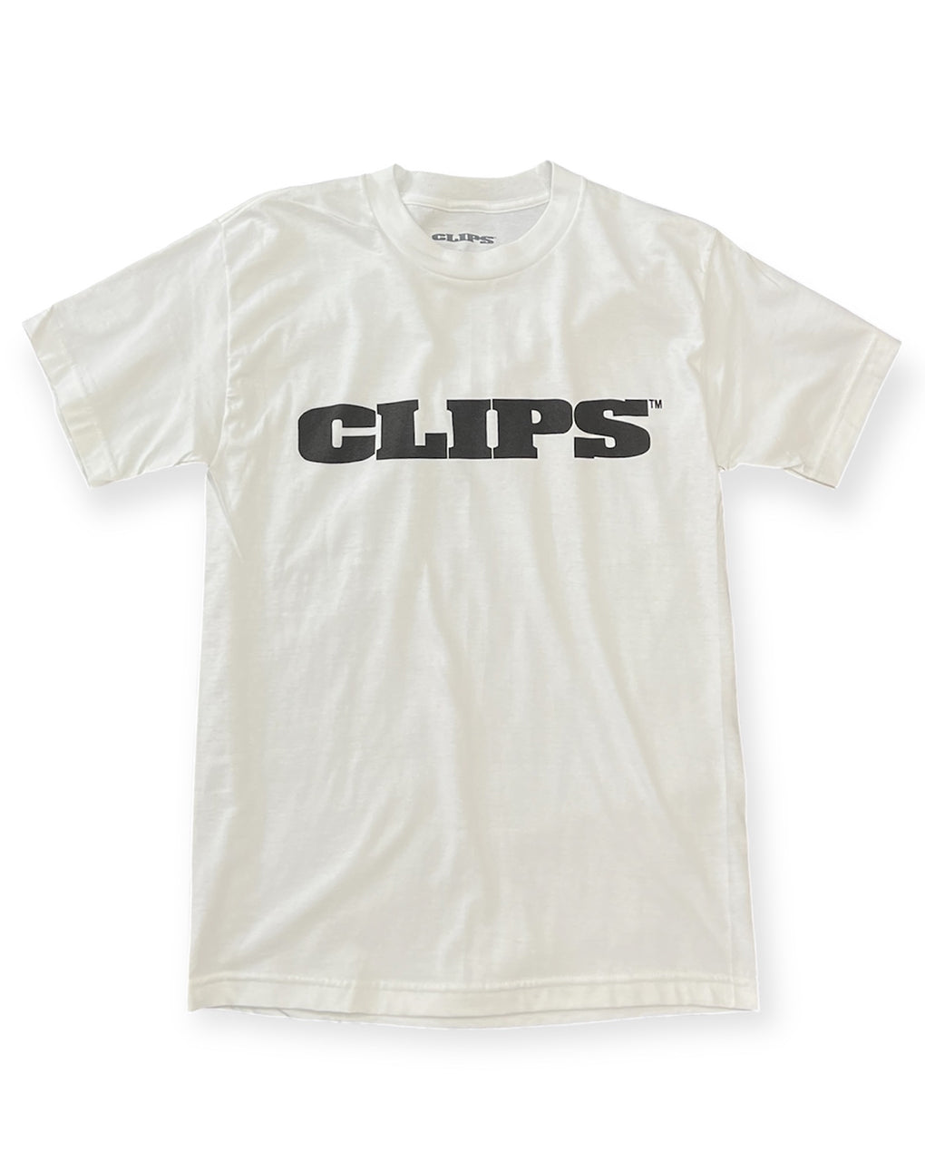 CLIPS LARGE LOGO - WHITE