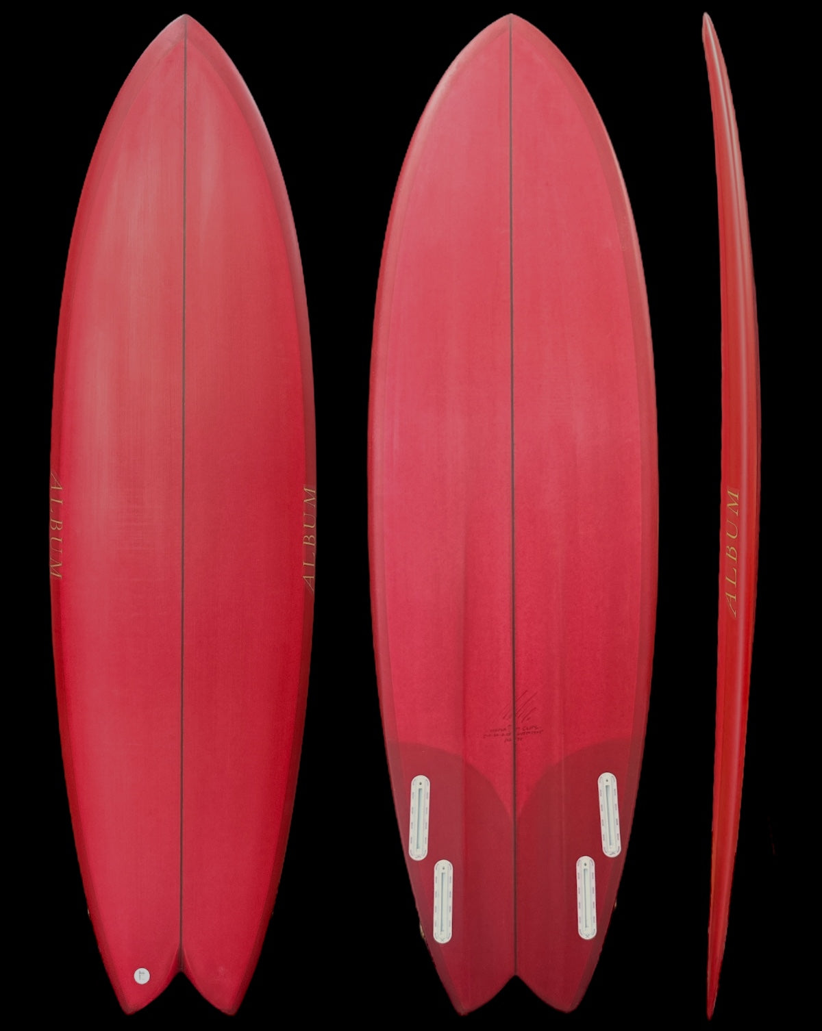 VESPER MINI - 5'10" X 20 X 2.38, 32.2L FUTURES CHERRY