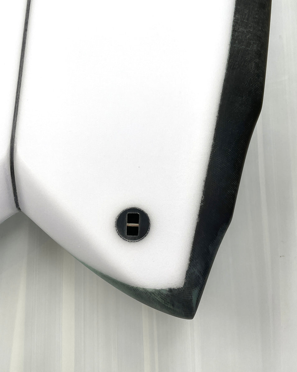 BOOGIE FISH - 5'00" X 21 X 2 5/8, 33.5L BLACK/MINT ACID – CLIPS HAWAII